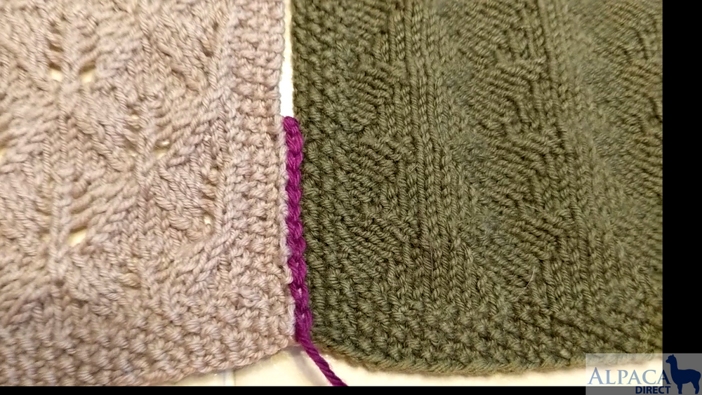 How to Seam Knit and Crochet Fabric With The Zipper Join