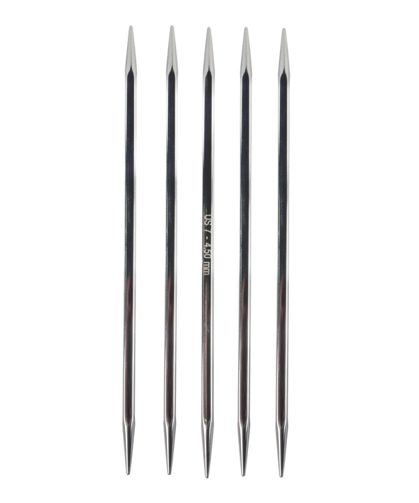 6 Inch Knitter's Pride Nova Platina Cubics Double Pointed Needles