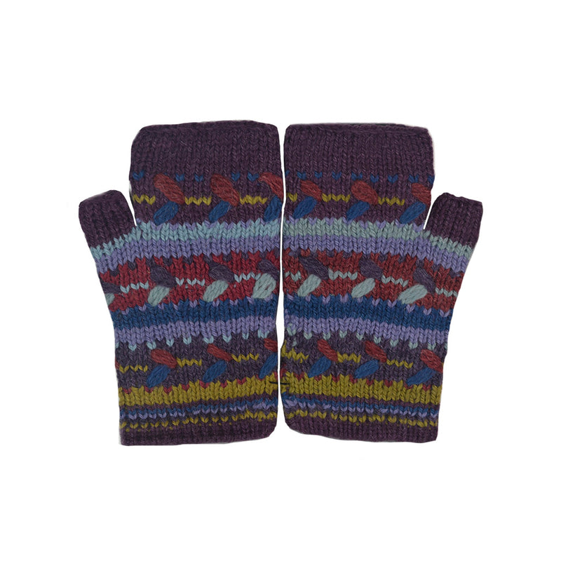 Alpaca Fingerless Mittens