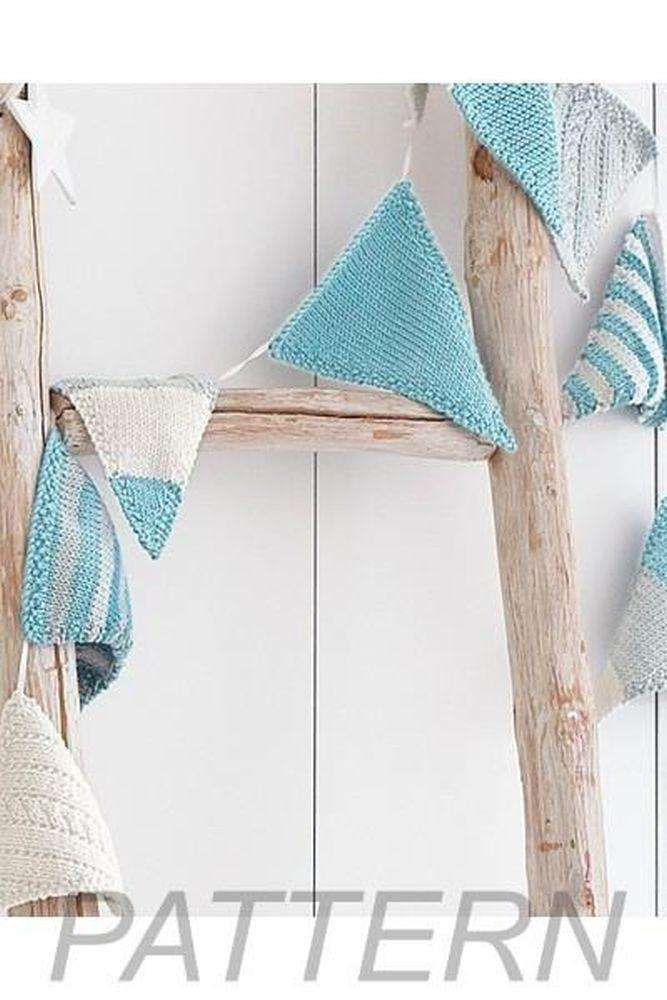 Debbie Bliss 17 Flag Bunting PATTERN ONLY