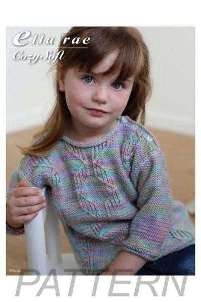 Ella Rae Cozy Soft Cable Sweater PATTERN ONLY