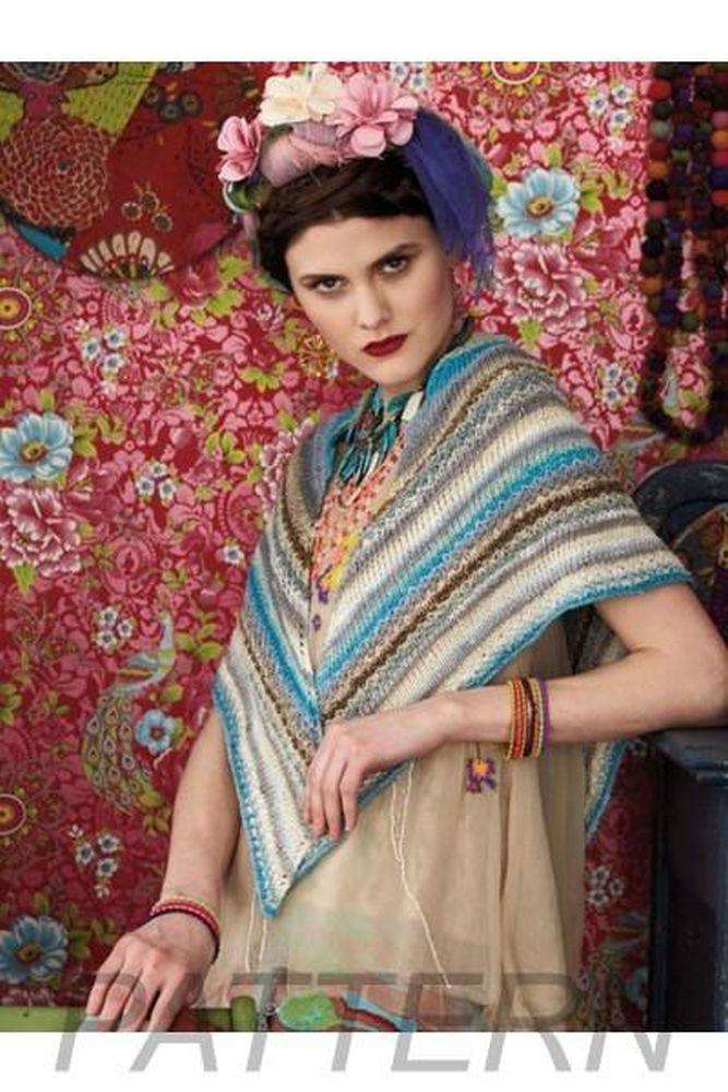 Noro 08 Textured Shawl PATTERN ONLY