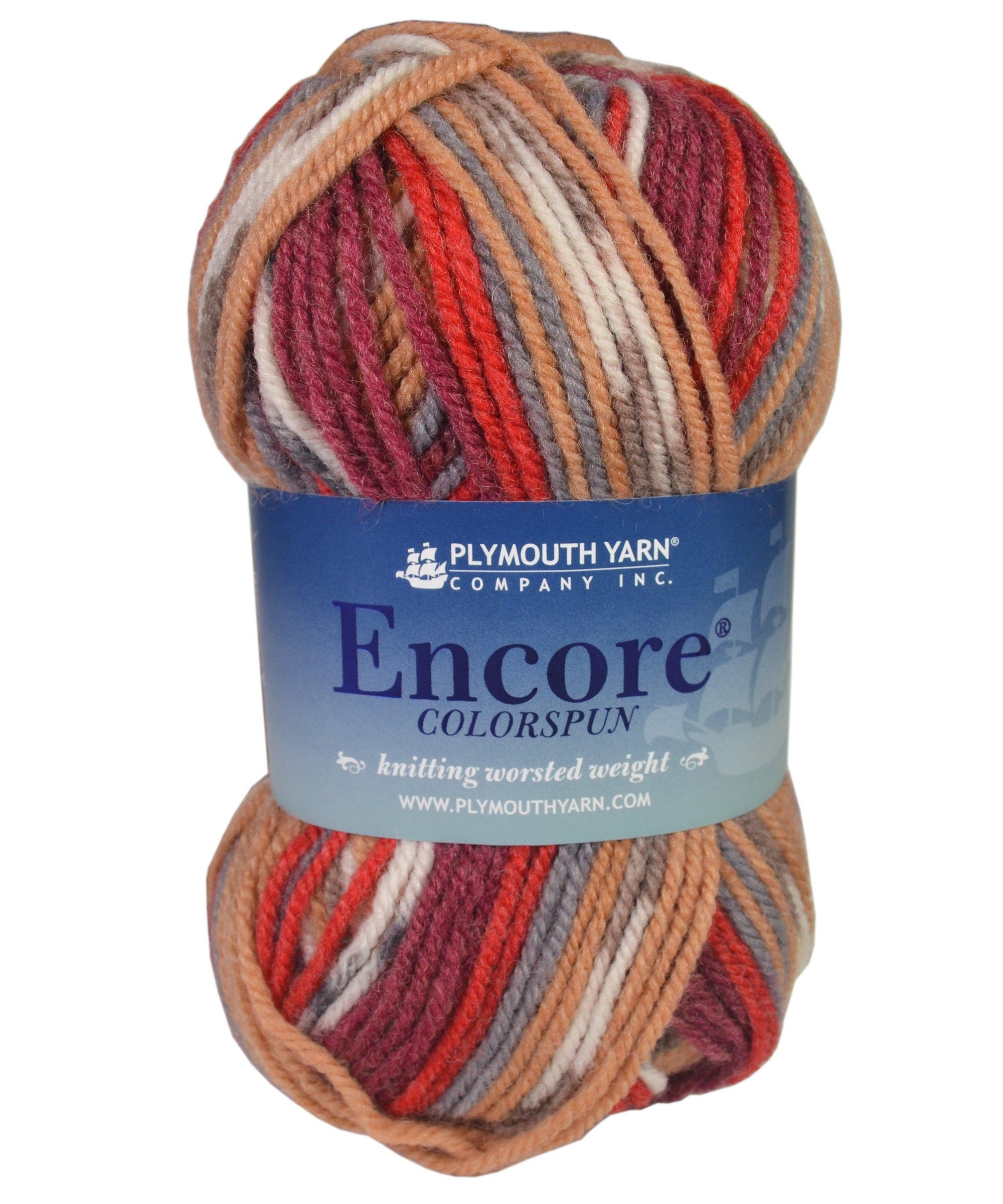 Plymouth Encore Colorspun Worsted Weight Soft Wool yarn